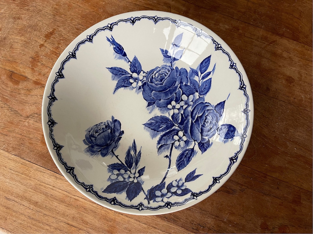 A Vintage Victoria Broadhurst Ironstone Large Pasta Plate-large Pasta ...