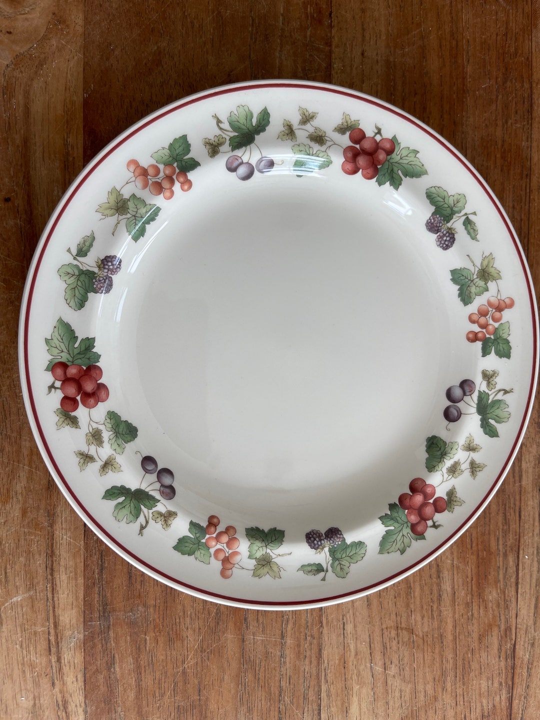 A Vintage Wedgwood Queen's Ware Provence- Breakfast Plate-breakfast ...
