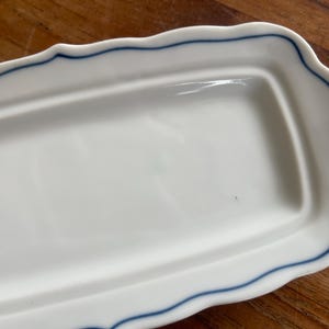A Gorgeous Blue Danube Japan- Blue Onion Butter Dish-rectangle Covered ...