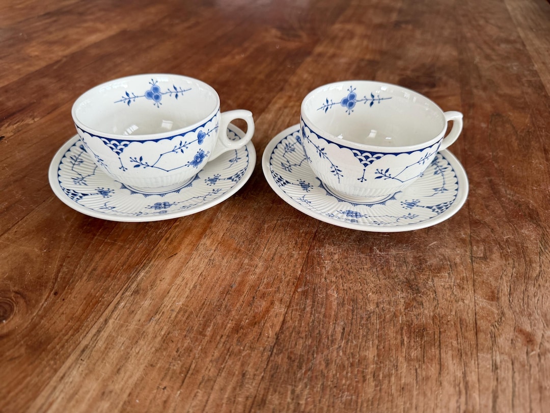 Set of 2 Gorgeous Vintage Mason's Ironstone Furnivals 'denmark' Tea Cup ...