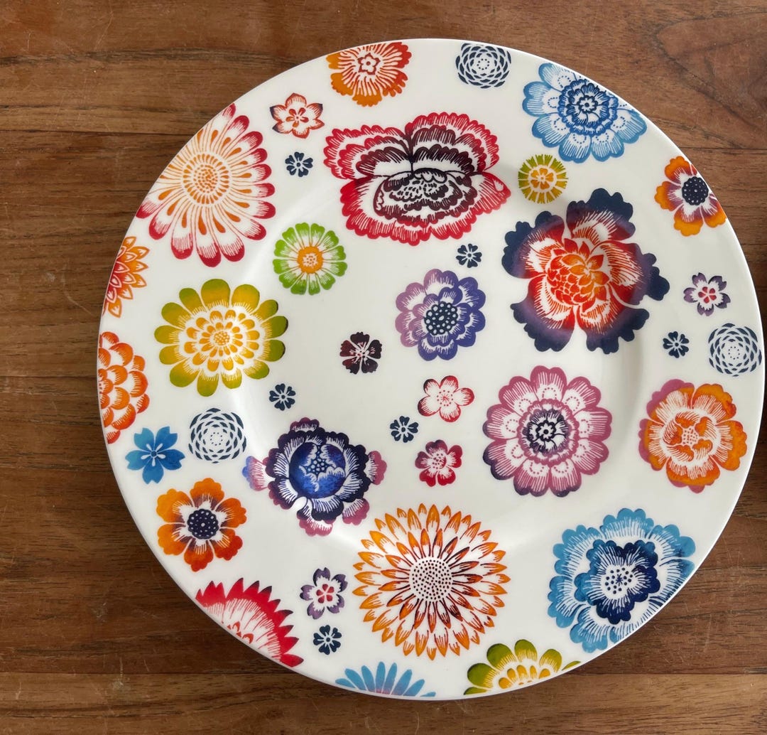 A Gorgeous Villeroy &boch-anmut Bloom Breakfast Plate/lunch Plate ...