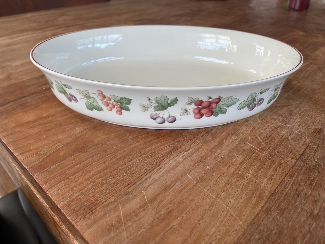 A Gorgeous Vintage Wedgwood Queen's Ware Provence Cookware Oval Oven ...