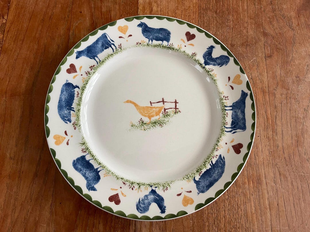 A Gorgeous Vintage Wood & Sons Jack's/jacks Farm Dinner Plate-dinner ...