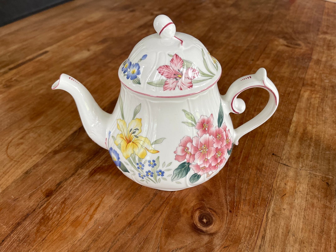 A Beautiful Villeroy & Boch Flora Bella Large Teapot-large Teapot -very ...