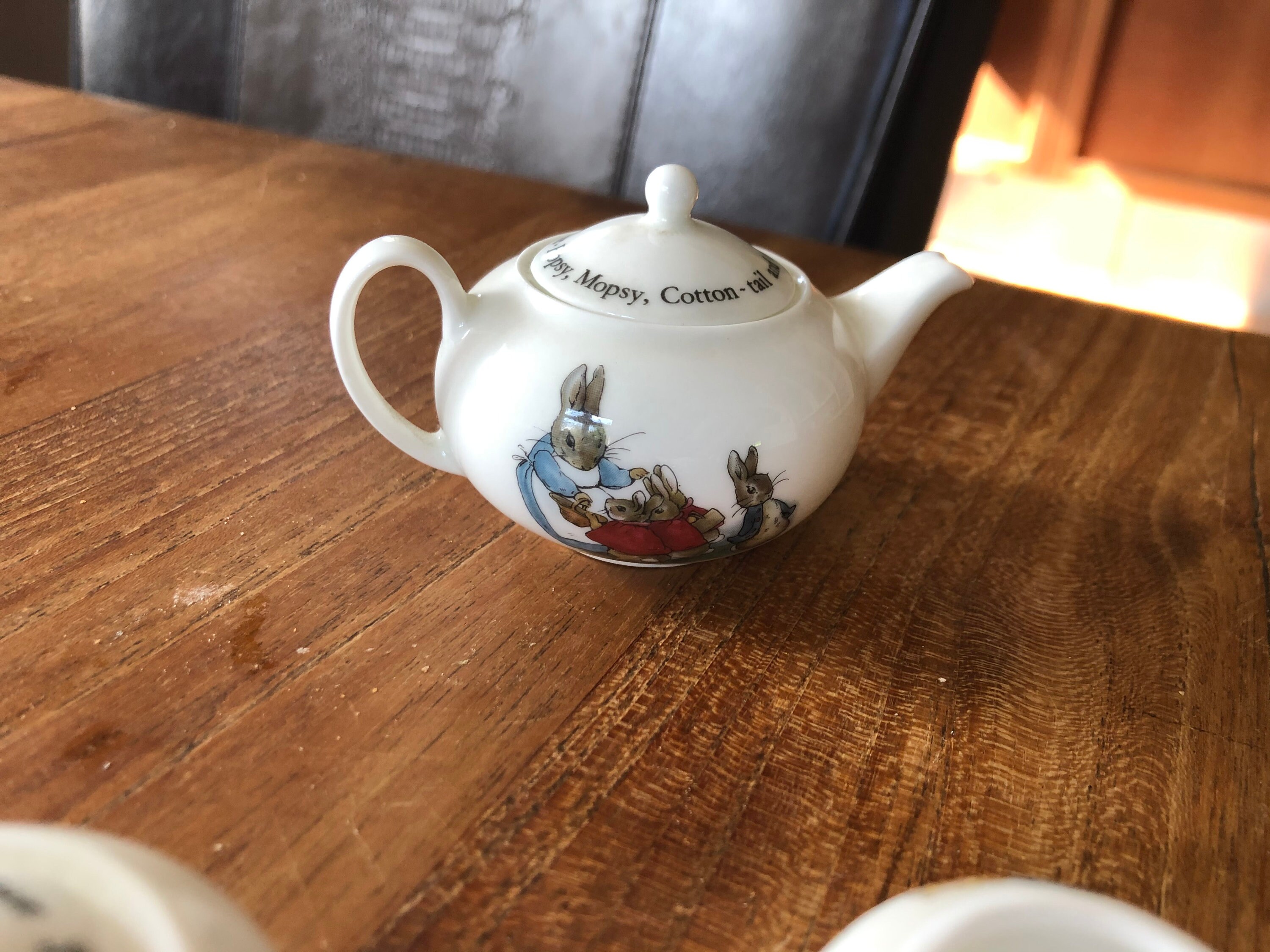 Vintage Wedgwood Bone China Peter Rabbit Mini/miniature Teaset - Etsy