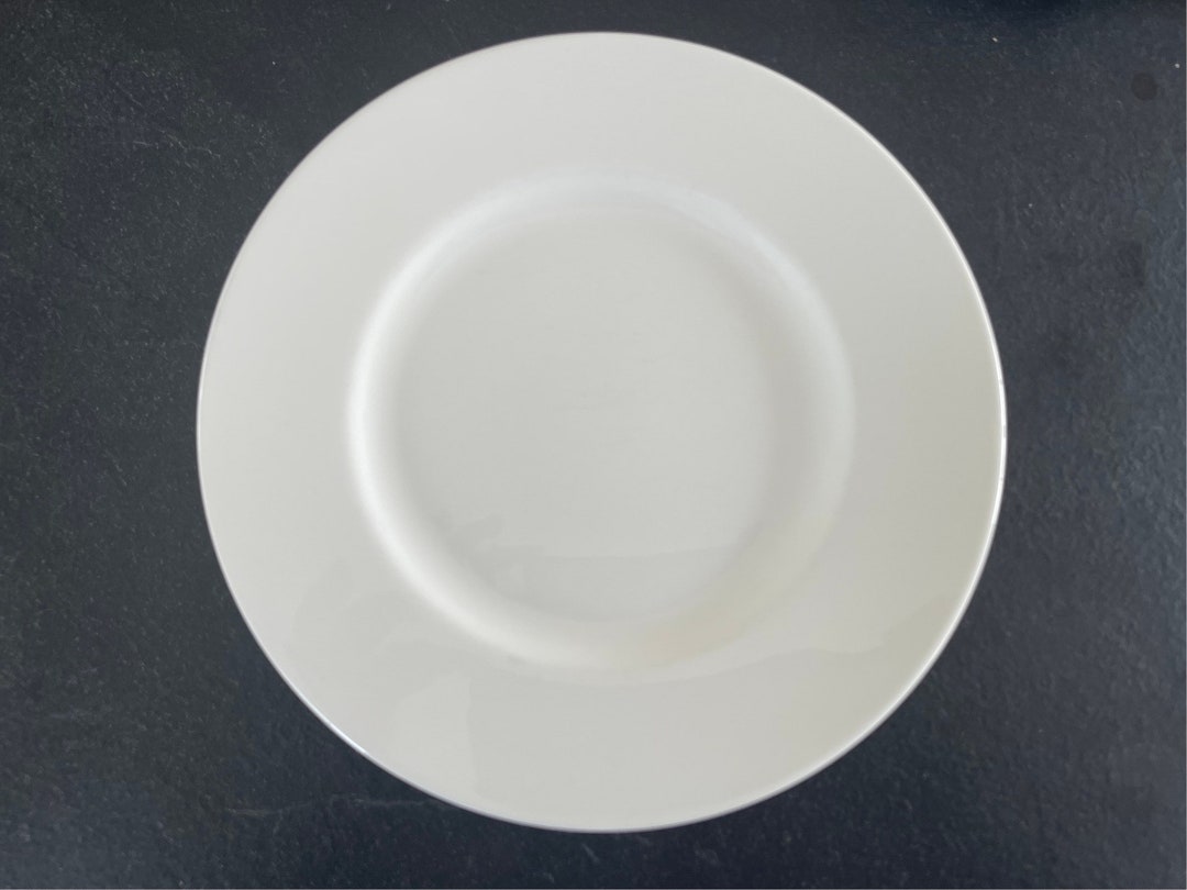 A Vintage Wedgwood White China Bone China-breakfast Plate Lunch Plate ...