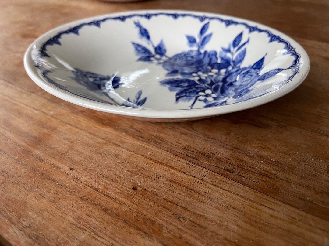 A Vintage Victoria Broadhurst Ironstone Soup/pasta Plate-soup/pasta ...