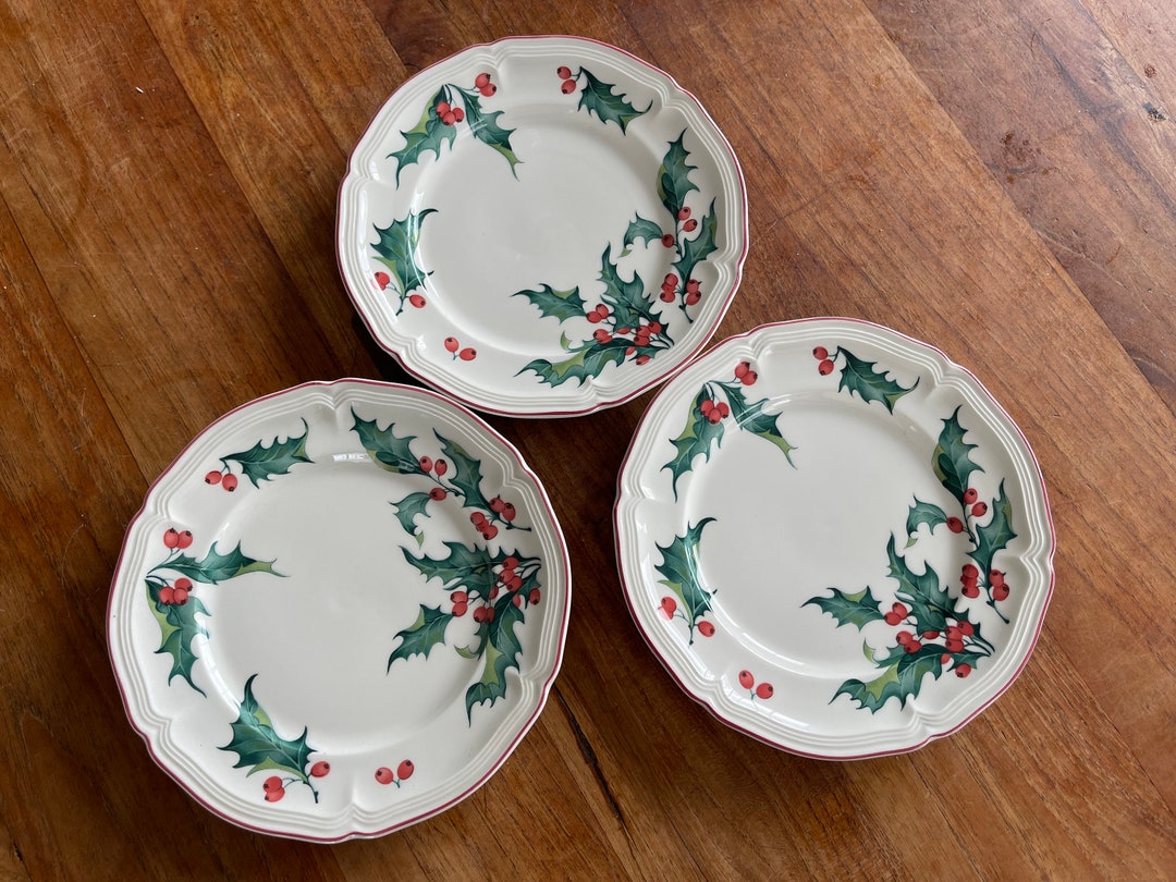 Vintage Villeroy & Boch Holly Christmas Classic Holly Decor - Etsy
