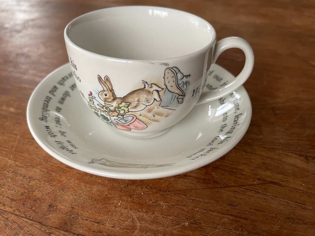 Wedgwood Beatrix Potter Peter Rabbit-tea Cup With Saucer-teacup and ...