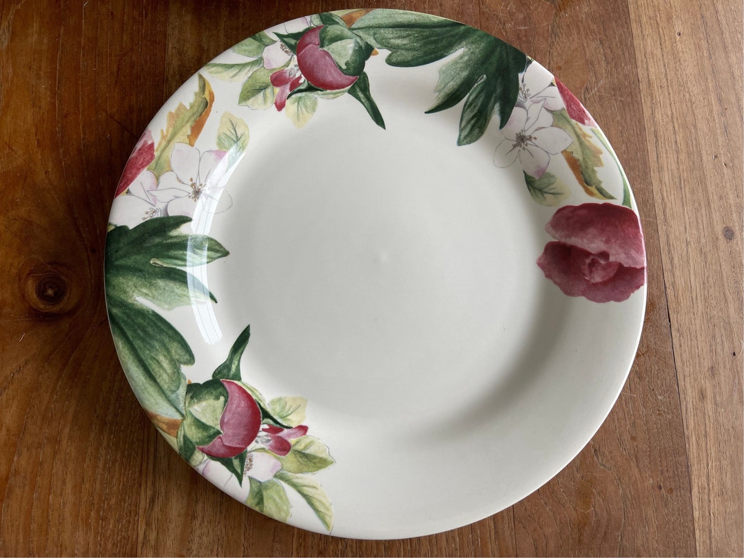 Une magnifique assiette à dîner Flora Gien France Volupte Assiette à ...