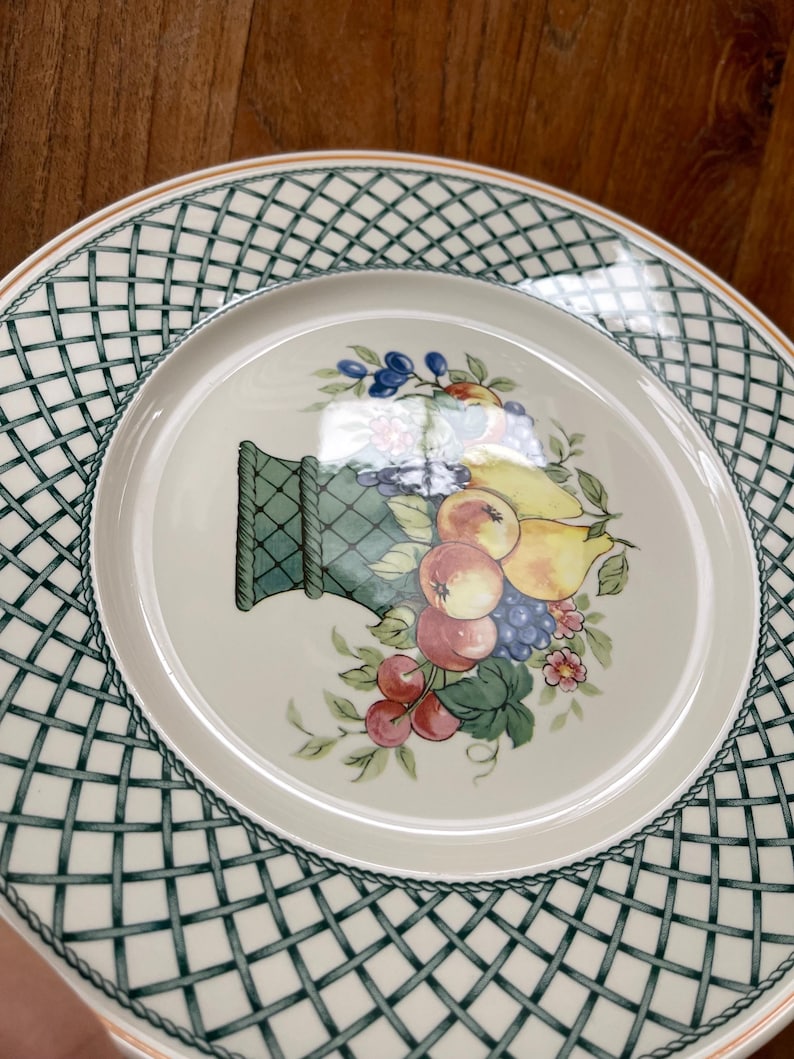 A Gorgeous Villeroy & Boch "basket" Dinner Plate-dinner Plate-26/27cm ...