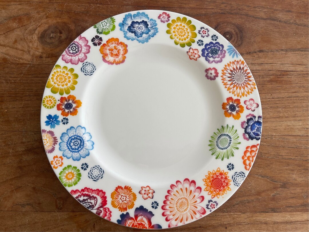 A Gorgeous Villeroy &boch-anmut Bloom Dinner Plate-dinner Plate - 27cm ...