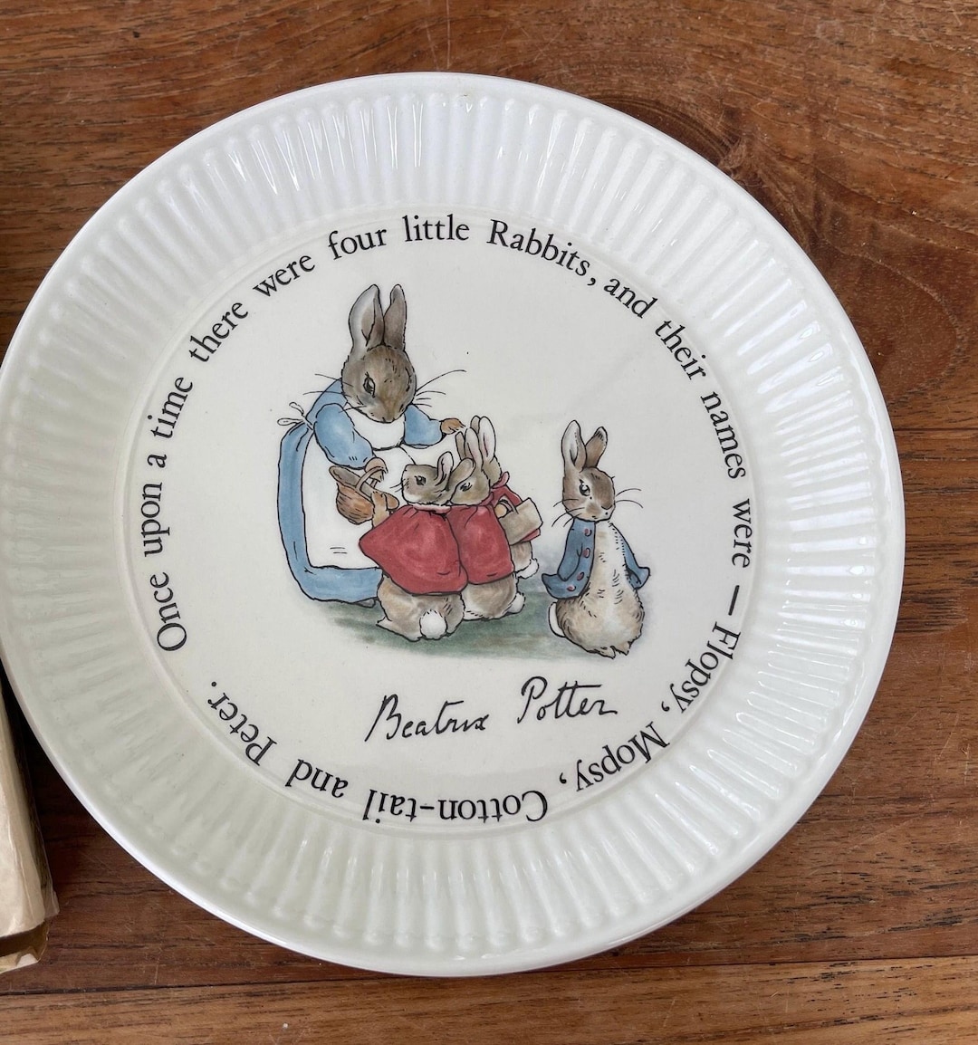 A Wedgwood Beatrix Potter Design Peter Rabbit Plate With Raised Rim 6 ...