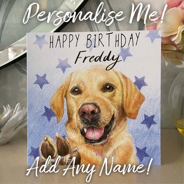 Red Fox Labrador Card - Etsy UK