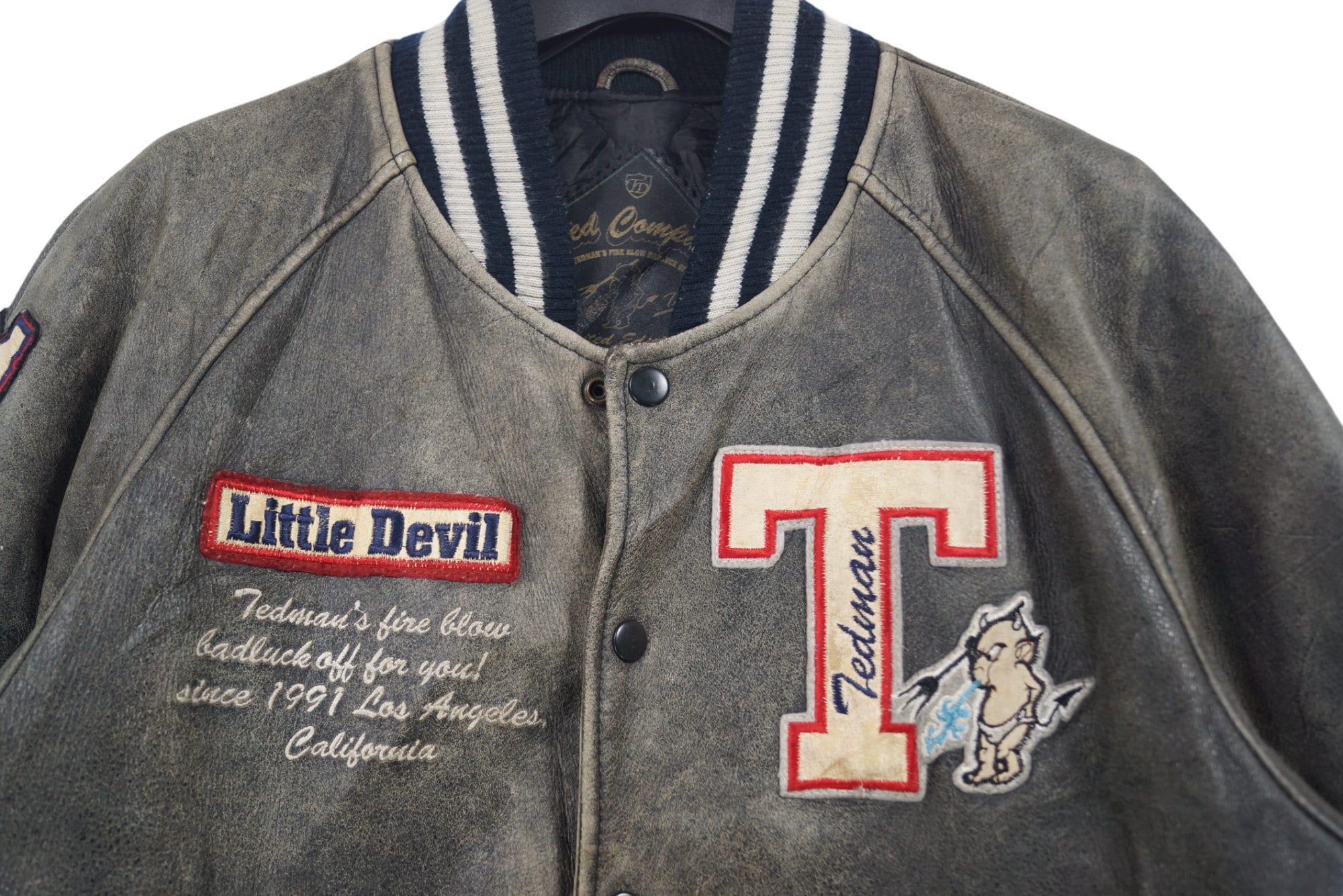 Rare!! Limited Edition Ted Company Varsity Leather Jacket - Etsy