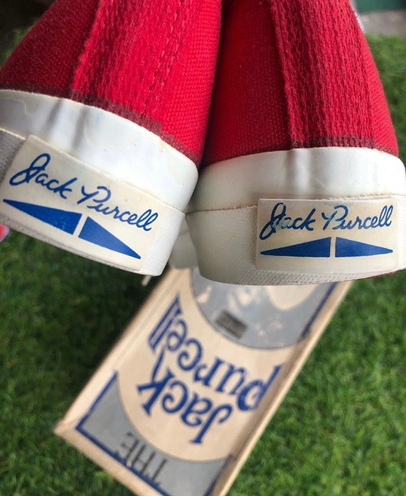 Deadstock Vintage 1980’s Converse Jack Purcell 2 Red - Gem