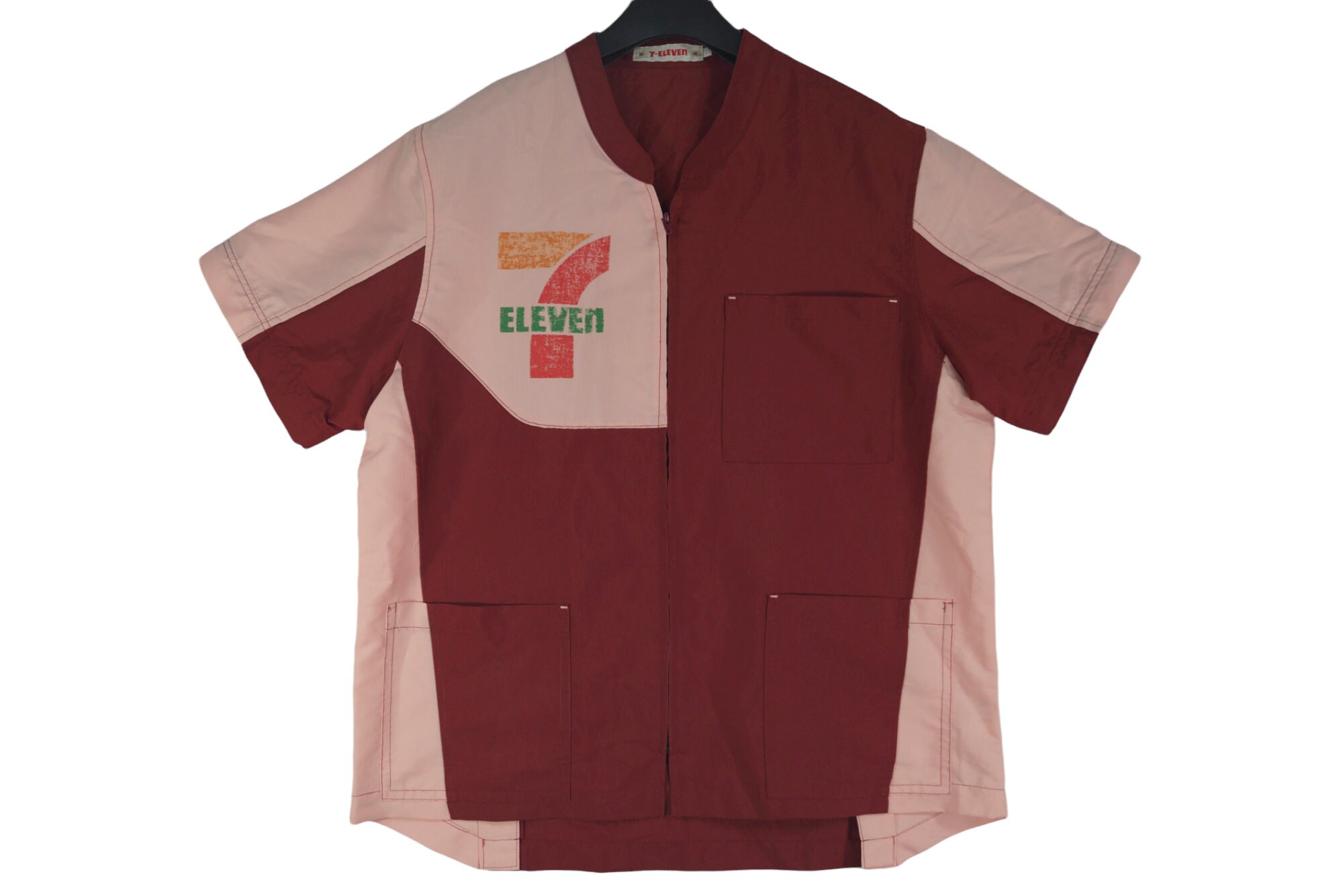 Rare!! Vintage Workers 7 Eleven Buttonup Shirt Nice Designe - Etsy