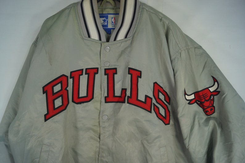 RARE 90s Starter Chicago Bulls Bomber Varsity Jacket - Etsy