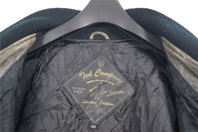 Rare!! Limited Edition Ted Company Varsity Leather Jacket - Etsy