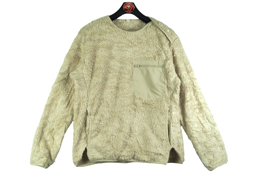 Uniqlo Sherpa White High Pile Fleece - Etsy