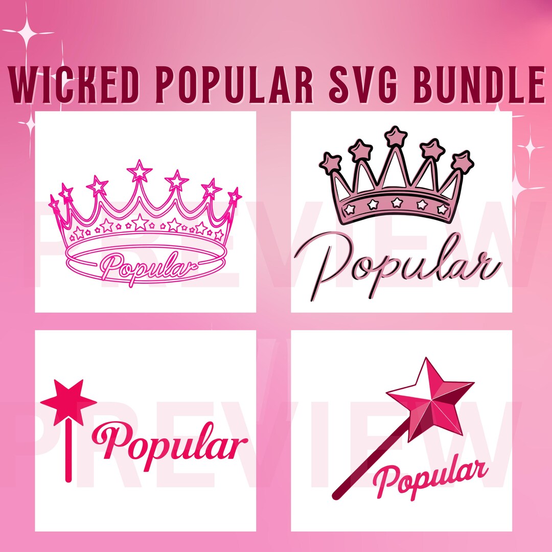 Wicked Crown Svg Bundle, Wicked Tiara, Wicked Svgs - Etsy