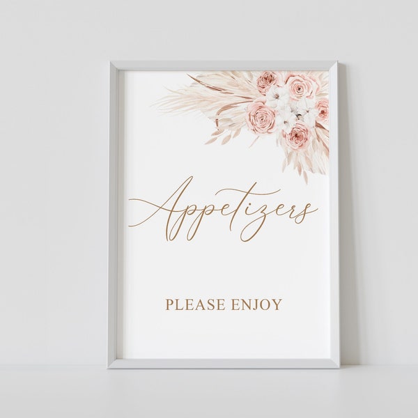 Appetizer Sign - Etsy