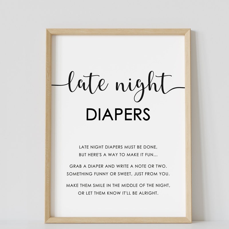Decorating Diaper Sign - Etsy