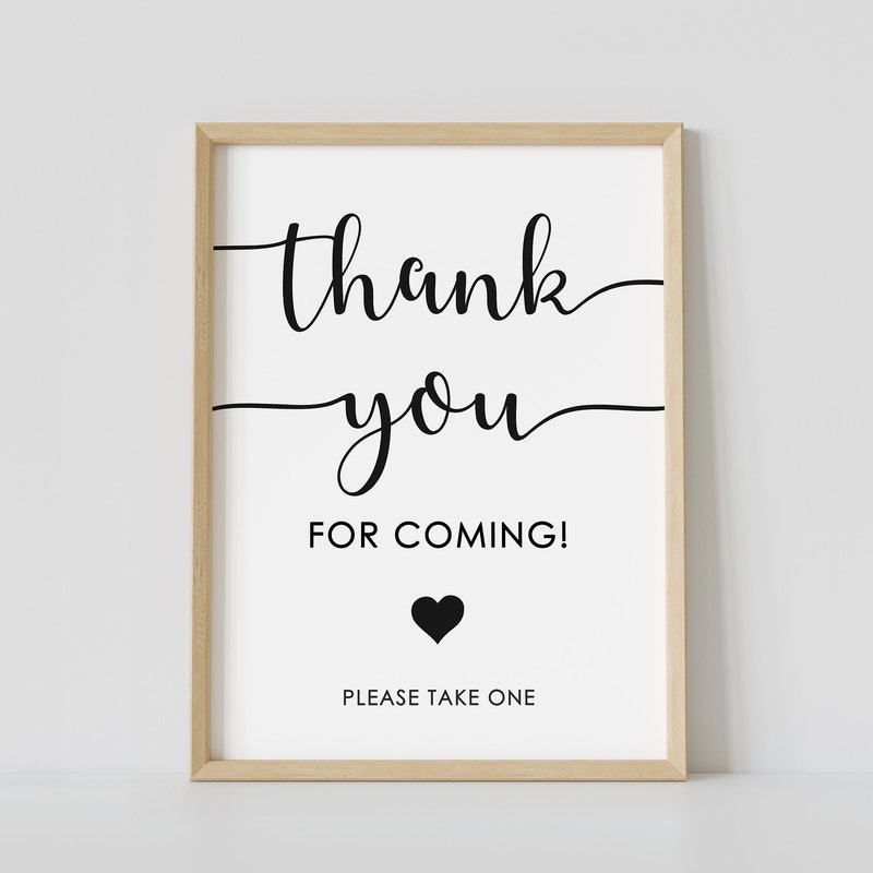 Please Take One Sign - Etsy