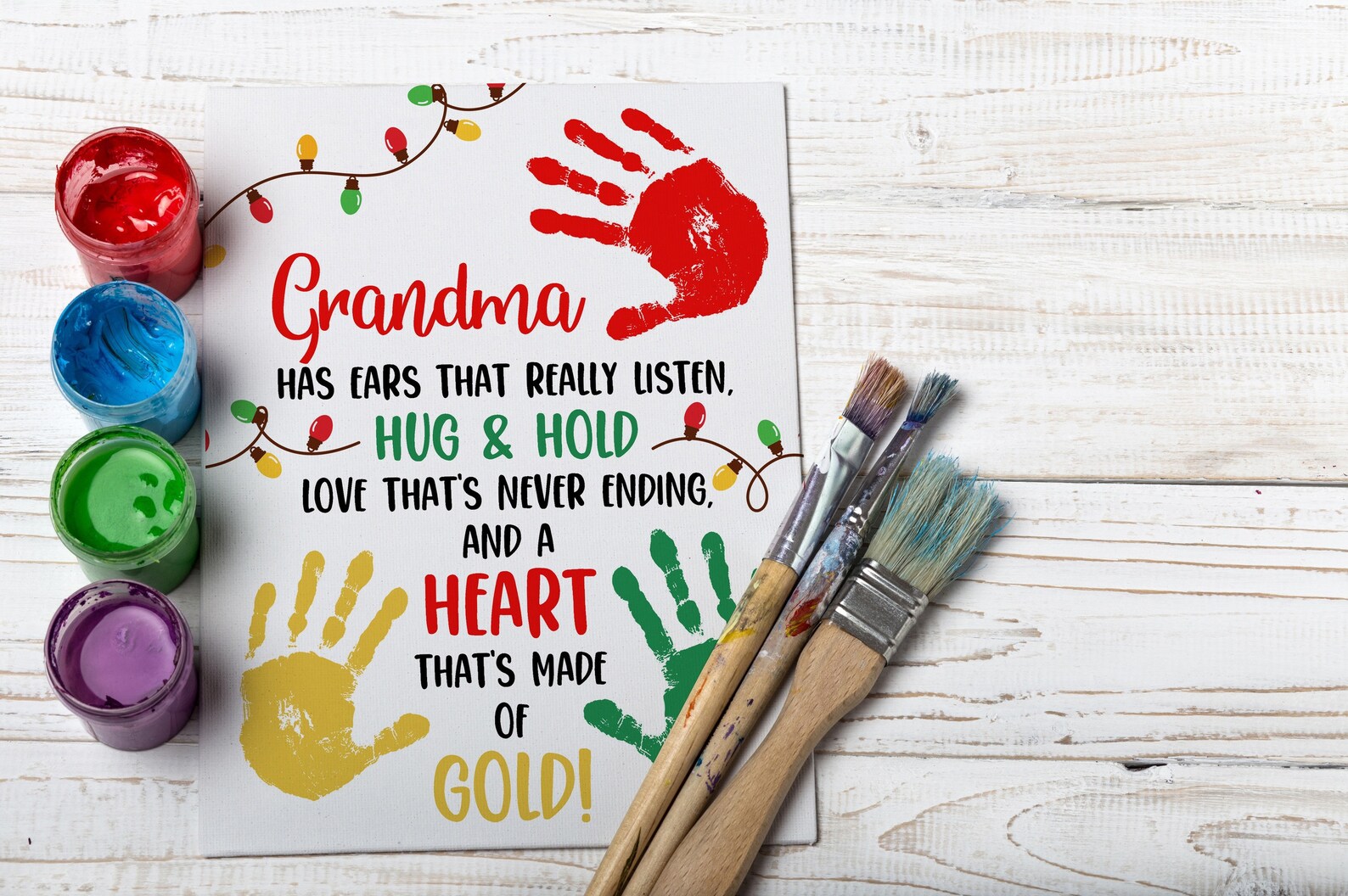 Christmas Gift for Grandma From Kids From Toddlers - Etsy