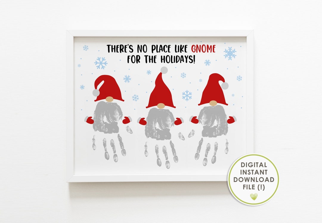 Christmas Handprint Art, Baby | Kids | Toddler Craft, Theres No Place ...