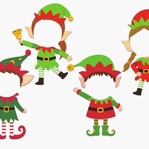 Add Your Own Photo, Elf Face | Snowman Blank Template, Bundle ...