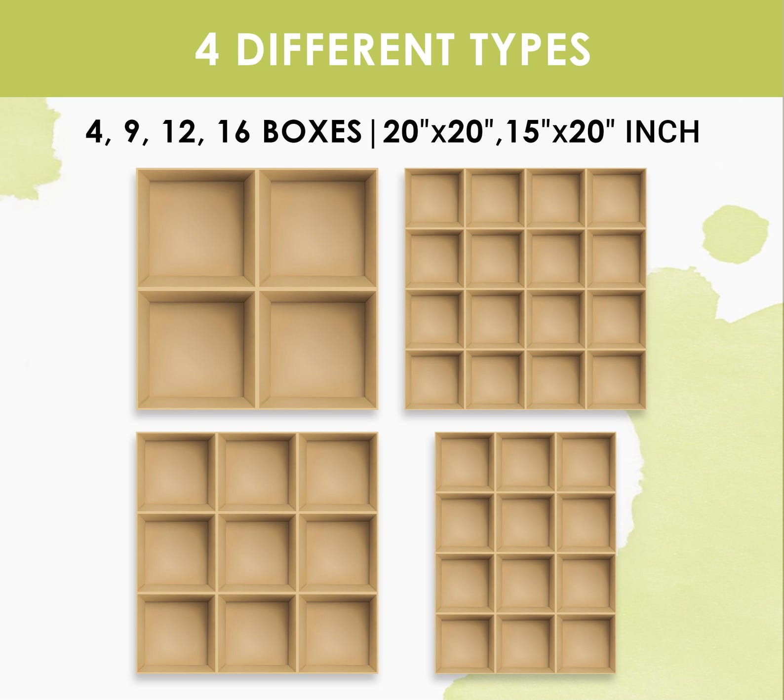 In the Box Photography Template BUNDLE: Add Your Own Photo - 4/9/12/16 ...