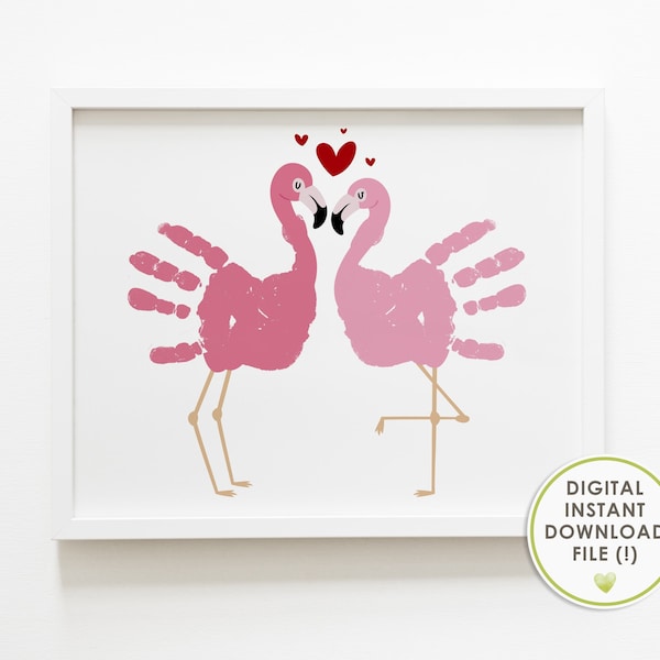 Flamingo Printable - Etsy