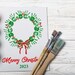 My First Christmas, Handprint Art, Wreath Handprint Art, Christmas ...