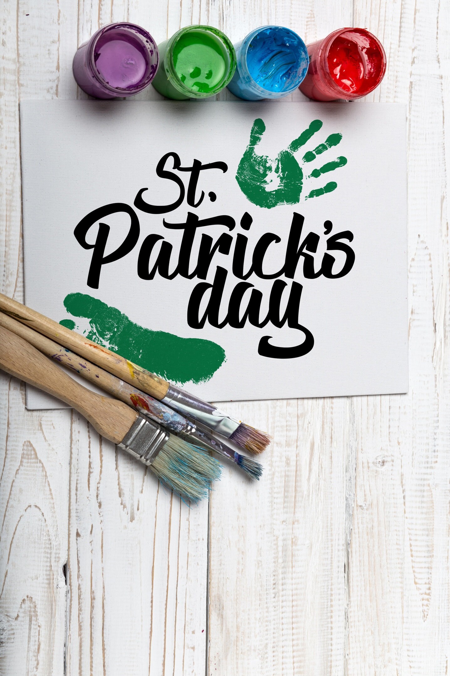 Handprint Art for St. Patrick's Day, Bundle, St Patricks Day Decor ...