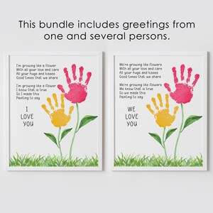 Mothers Day Handprint Art Poem, Flower Bouquet Craft for Mom | for ...