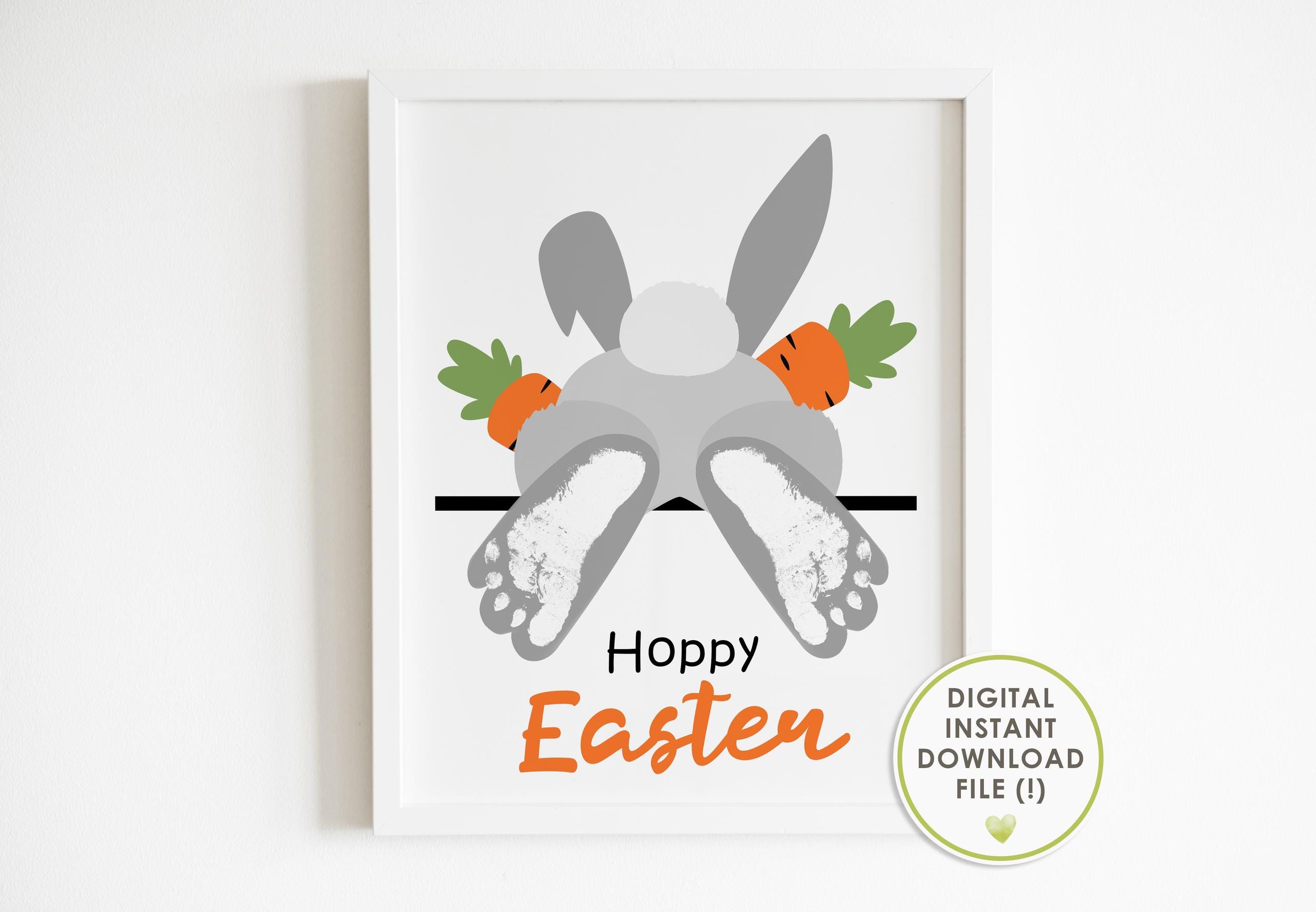 Easter Footprint | Handprint Art Craft, BUNDLE, My First Easter ...