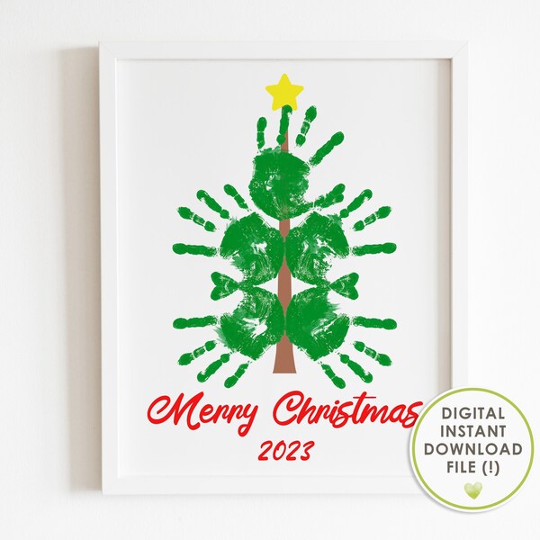 Handprint Tree - Etsy