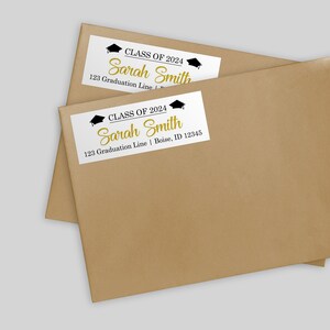 Editable Graduation Address Labels, DIGITAL DOWNLOAD, Graduation ...
