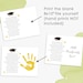 DIY Handprint Art, Kindergarten Graduation, Keepsake Craft, Preschool ...