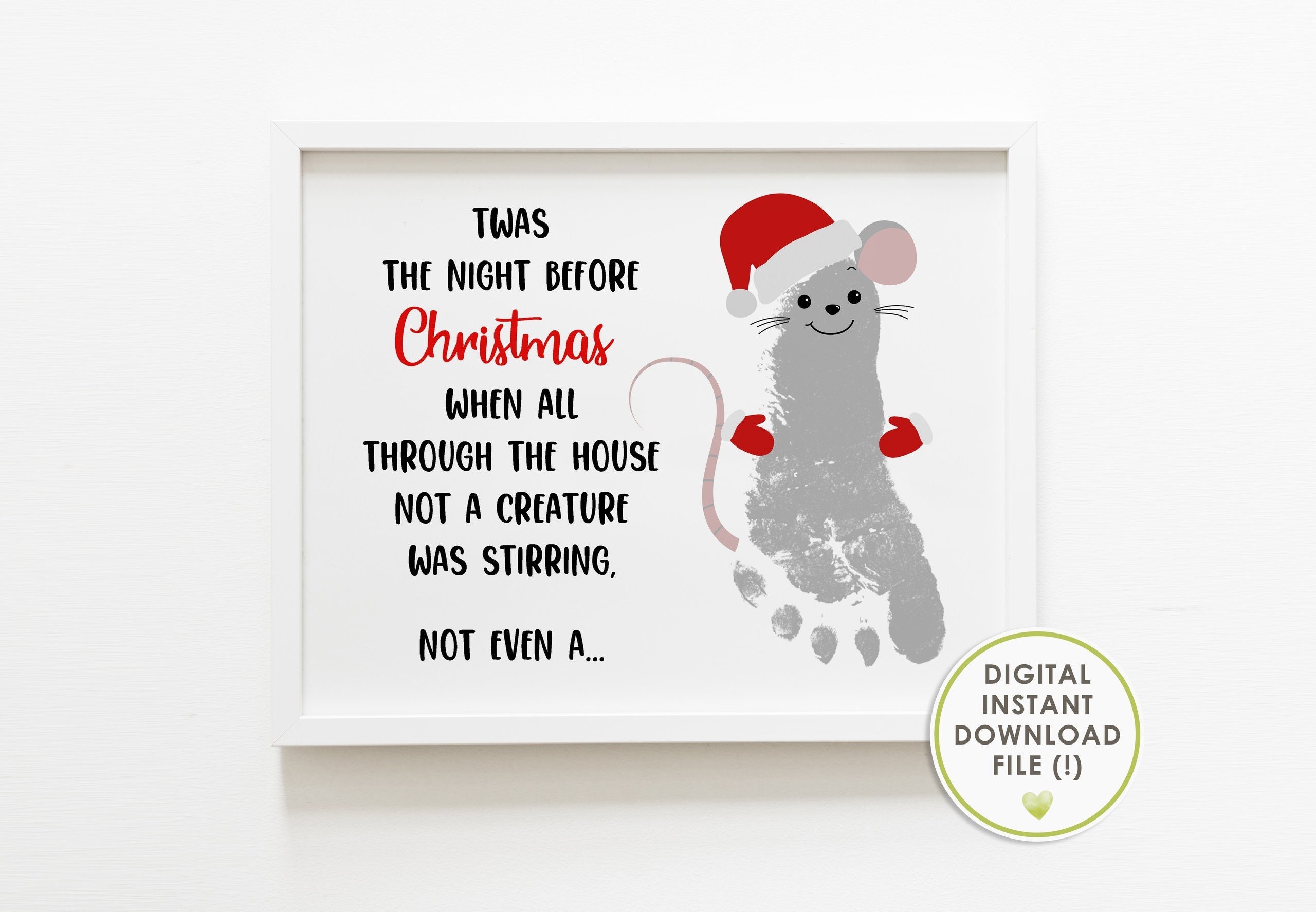 Handprint Art, Christmas Poem, DIY Card, Christmas Craft for Kids | for ...