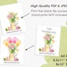 Easter Flower Bouquet Handprint Art Craft for Kids, Preschool Activitiy ...