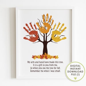 Thanksgiving Handprint Art, BUNDLE, Fall Crafts for Kids, My First ...