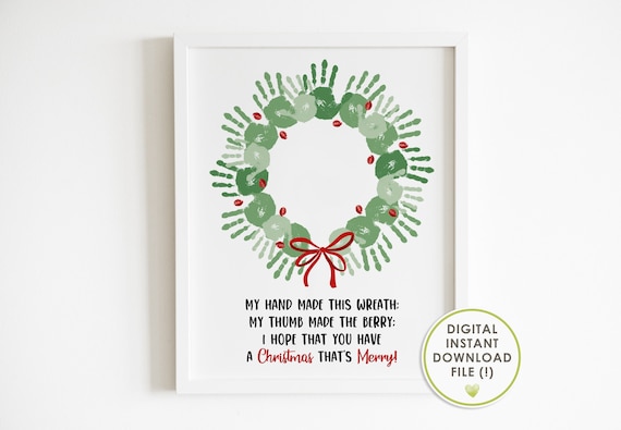 Santa Handprint Poem