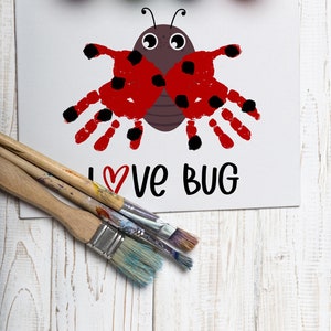 Valentines Day DIY Card From Baby, Crafts for Kids | for Toddlers | for ...