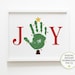 Handprint Christmas Craft Joy Handprint Art Christmas | Etsy