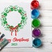 My First Christmas, Handprint Art, Wreath Handprint Art, Christmas ...