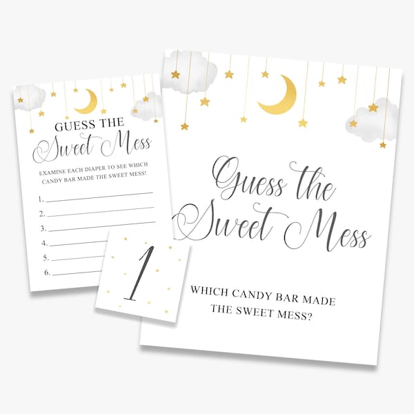 Guess the Sweet Mess - Etsy