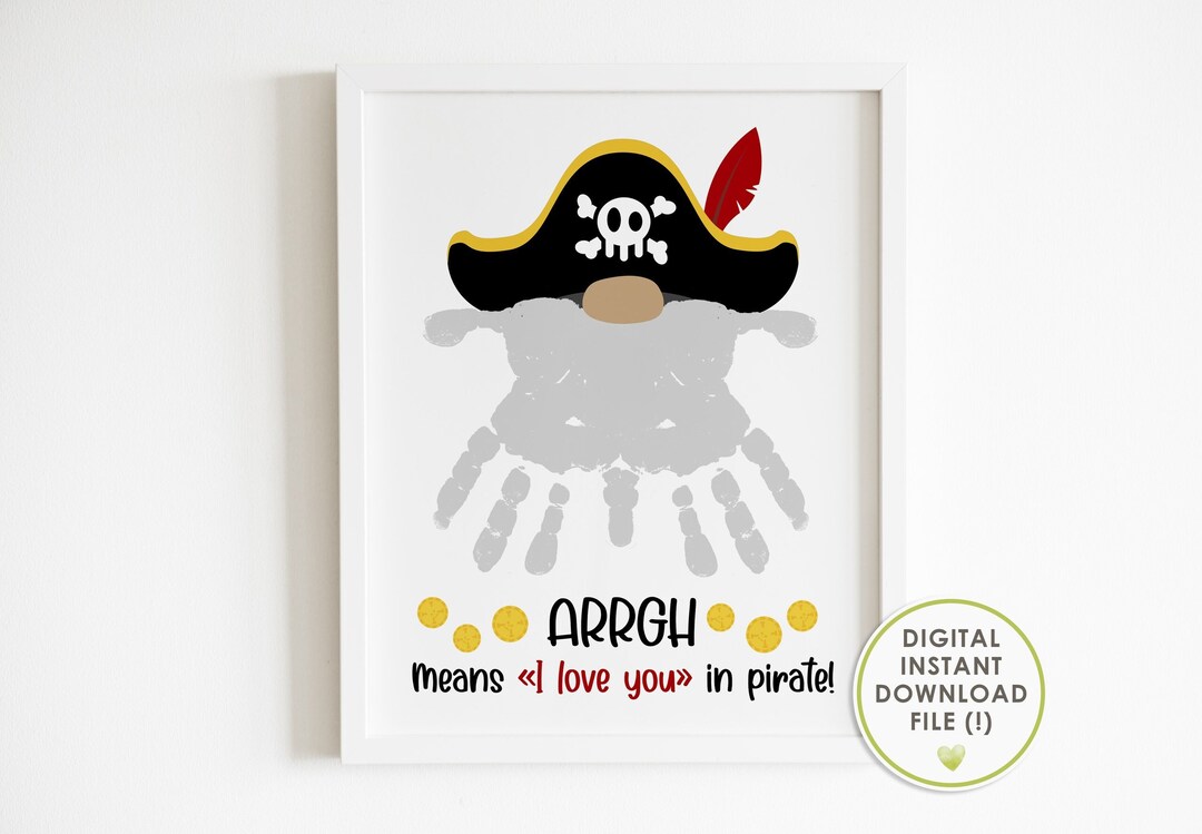 Valentines Day Handprint Art, DIY Card From Baby Boy, Crafts for Kids ...