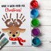 Handprint Art, Christmas Crafts for Kids, Reindeer, DIY, Keepsake ...